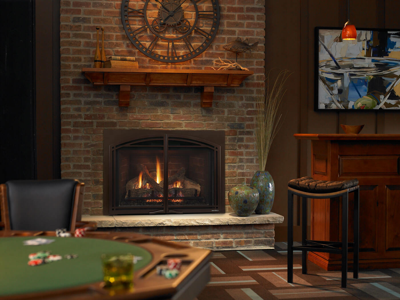 Poêles et foyers Keystone | Insert gaz naturel / propane