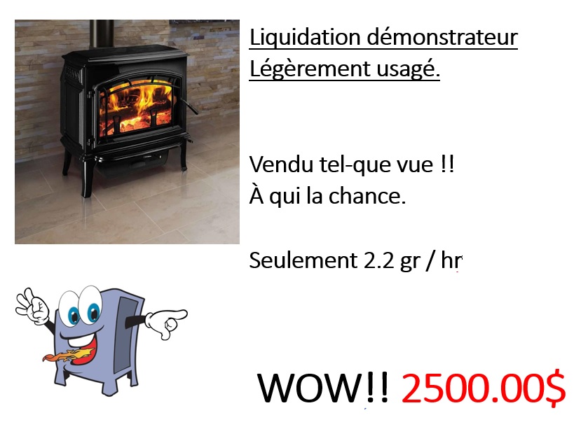 Poêles et foyers Keystone | Promotions