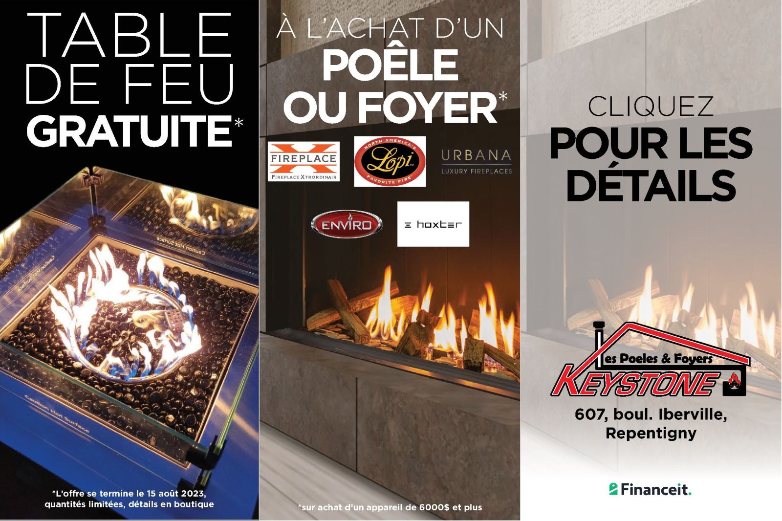 Les Poêles et Foyers Keystone, votre entreprise et détaillant de poêles ...